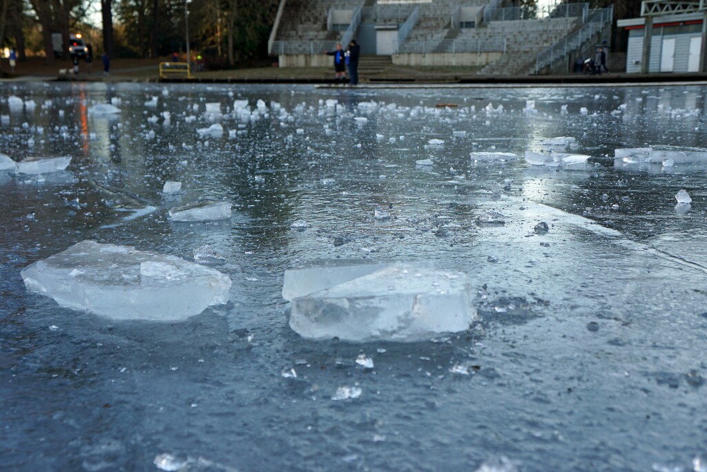 Green Lake is Frozen – Seattle Food & More